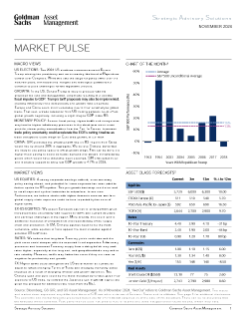 Market Pulse November - Goldman Sachs Asset Management